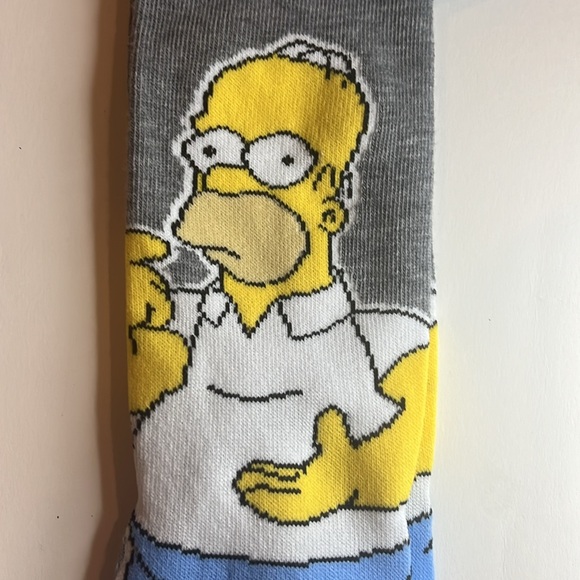 matt groening | Accessories | Nwt The Simpsons Homer Simpson Socks 6 ...